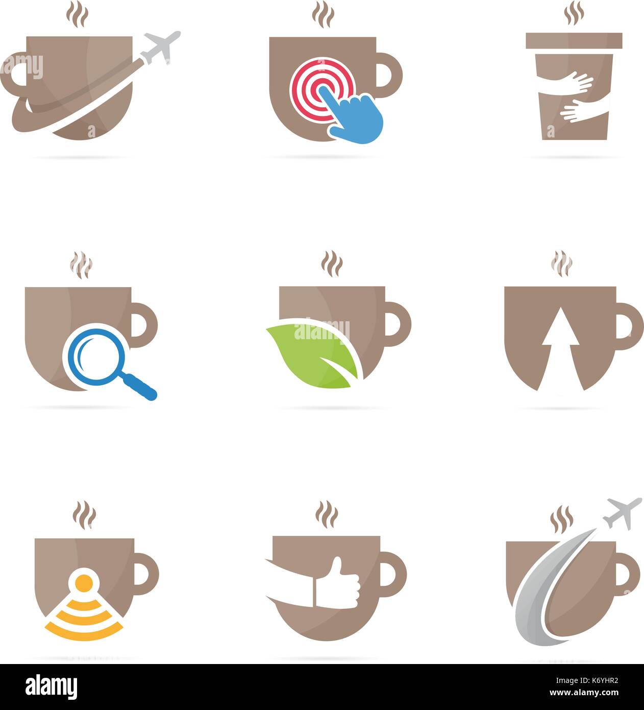 Morning airport Stock Vector Images - Alamy