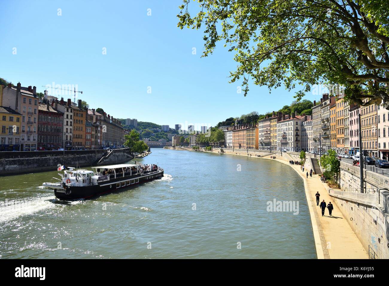 France, Rhone, Lyon, historical site listed as World Heritage by UNESCO ...