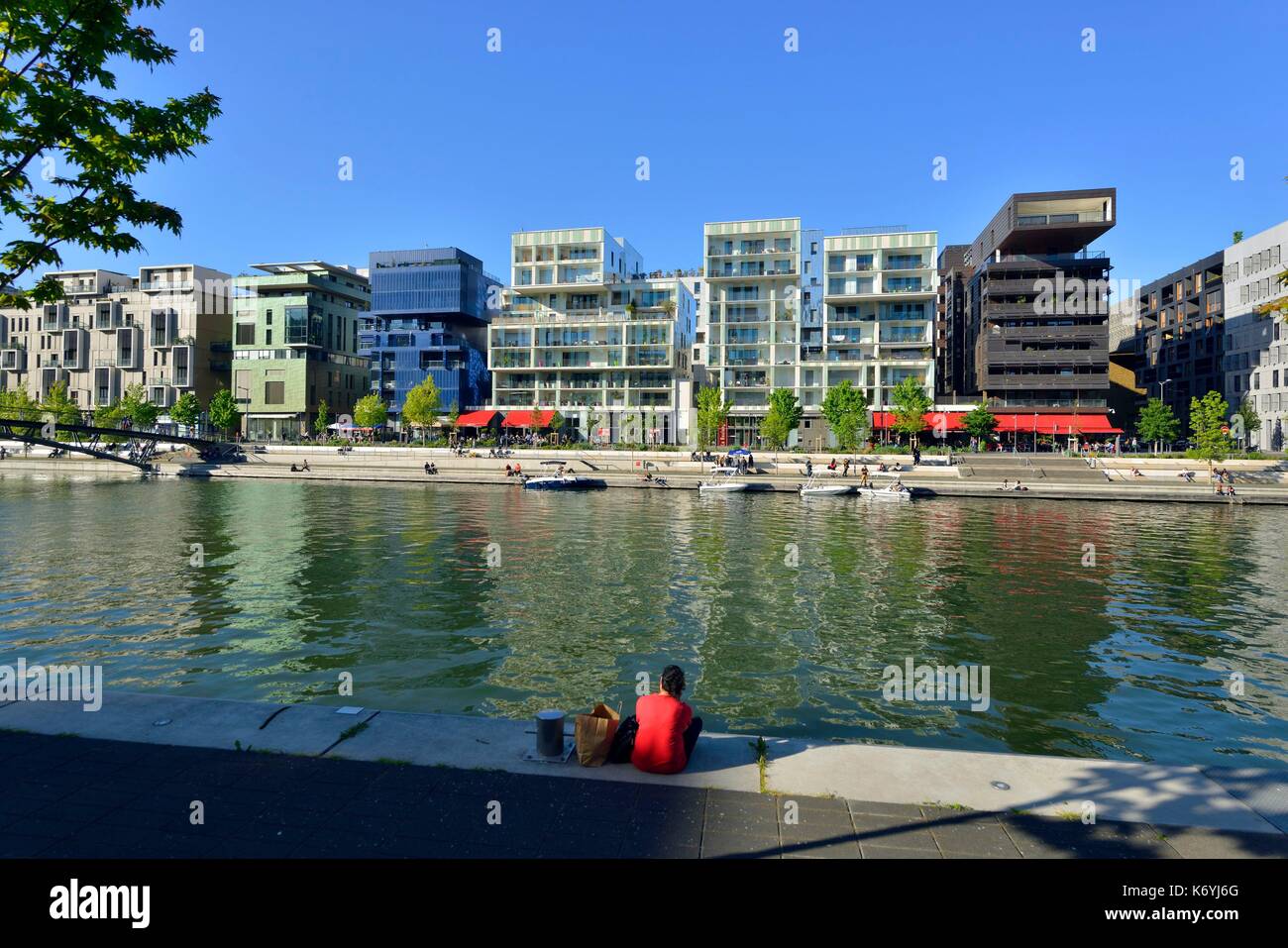 France, Rhone, Lyon, the new district La Confluence south of the Presqu ...
