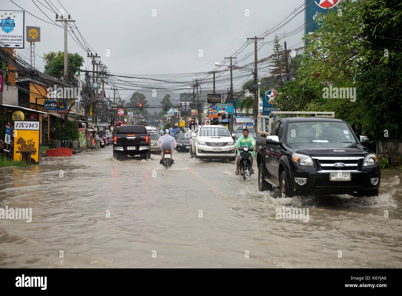Thailand, Koh Samui, Floods Stock Photo - Alamy