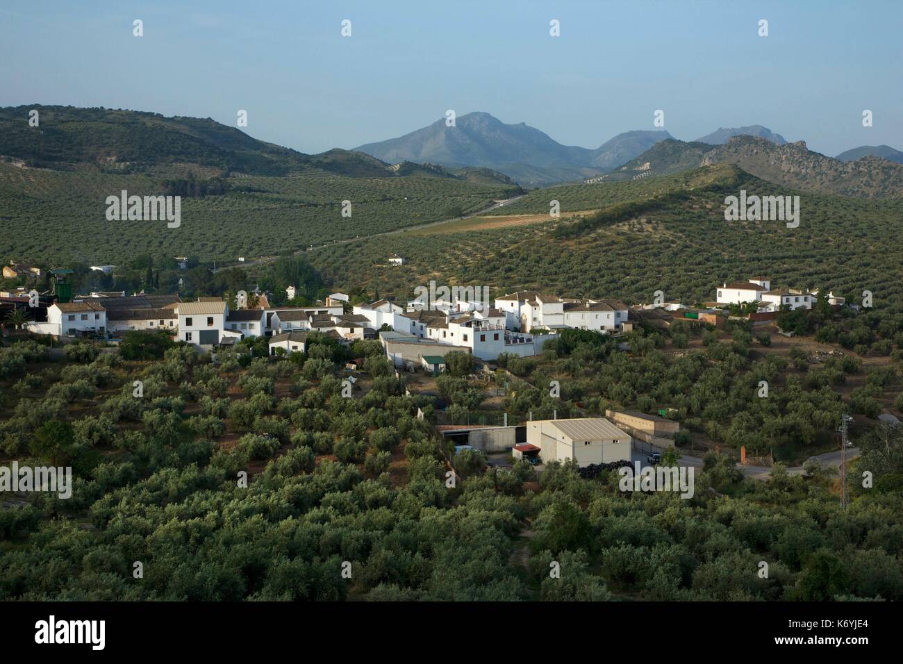 Spain, Andalusia, Zuheros, route of the Caliphate, hacienda in the ...