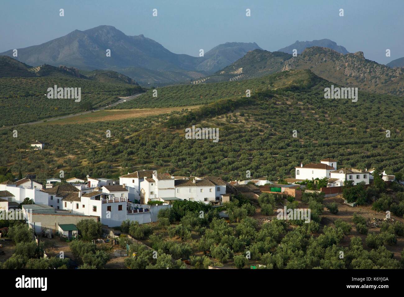 Spain, Andalusia, Zuheros, route of the Caliphate, hacienda in the ...