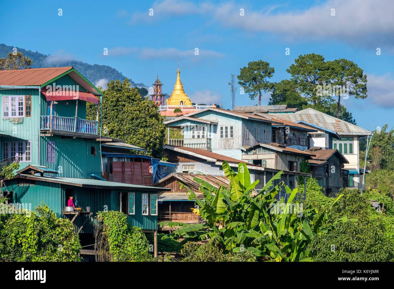 Mindat chin state myanmar hi-res stock photography and images - Alamy