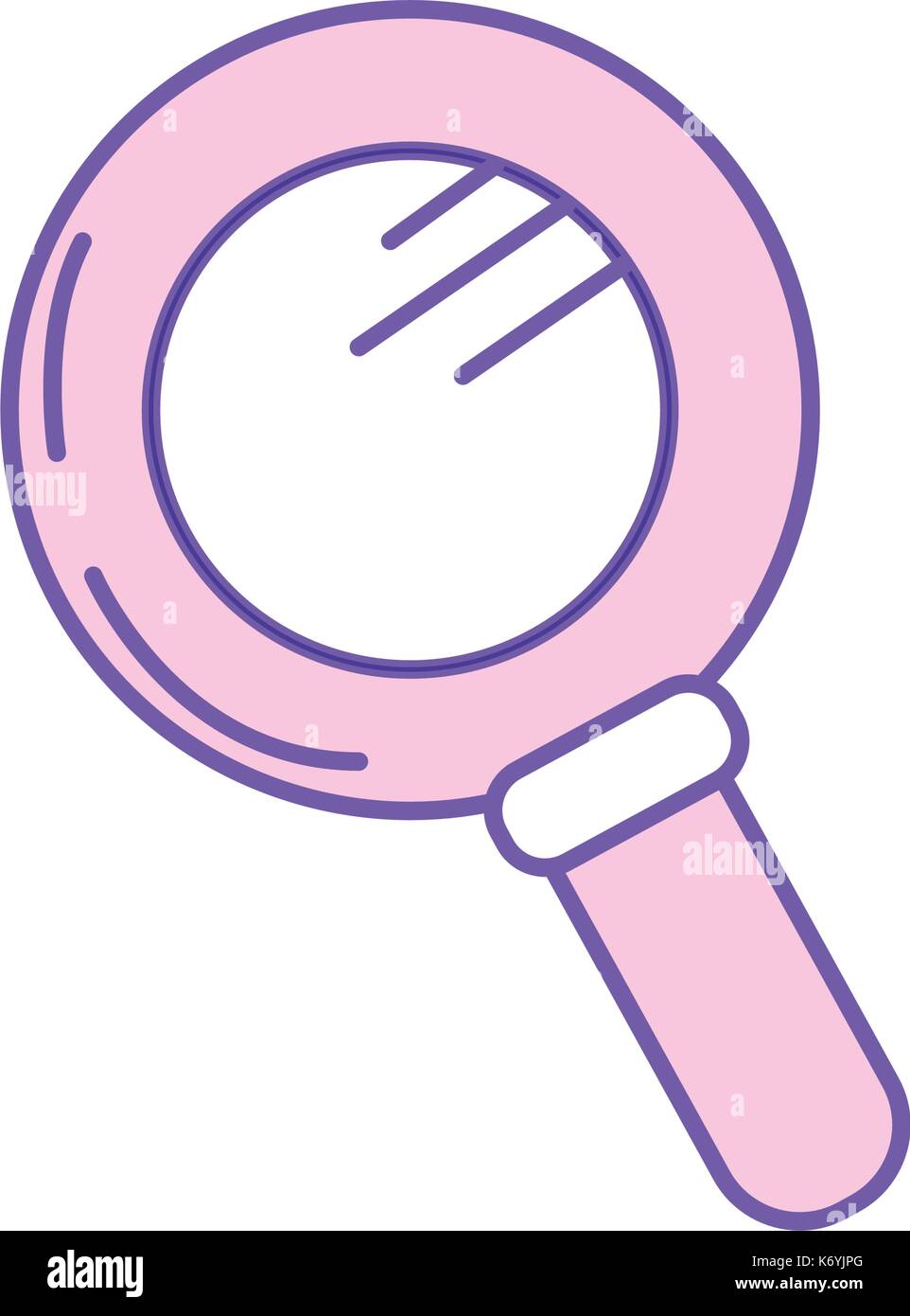 magnifying glass tool to explore Stock Vector Image & Art - Alamy