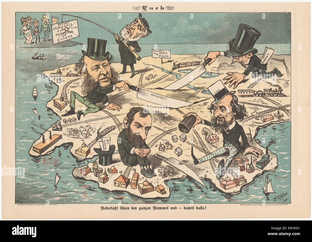 Frederick Burr Opper, Let Them Have It All And Be Done With It! 1882 ...