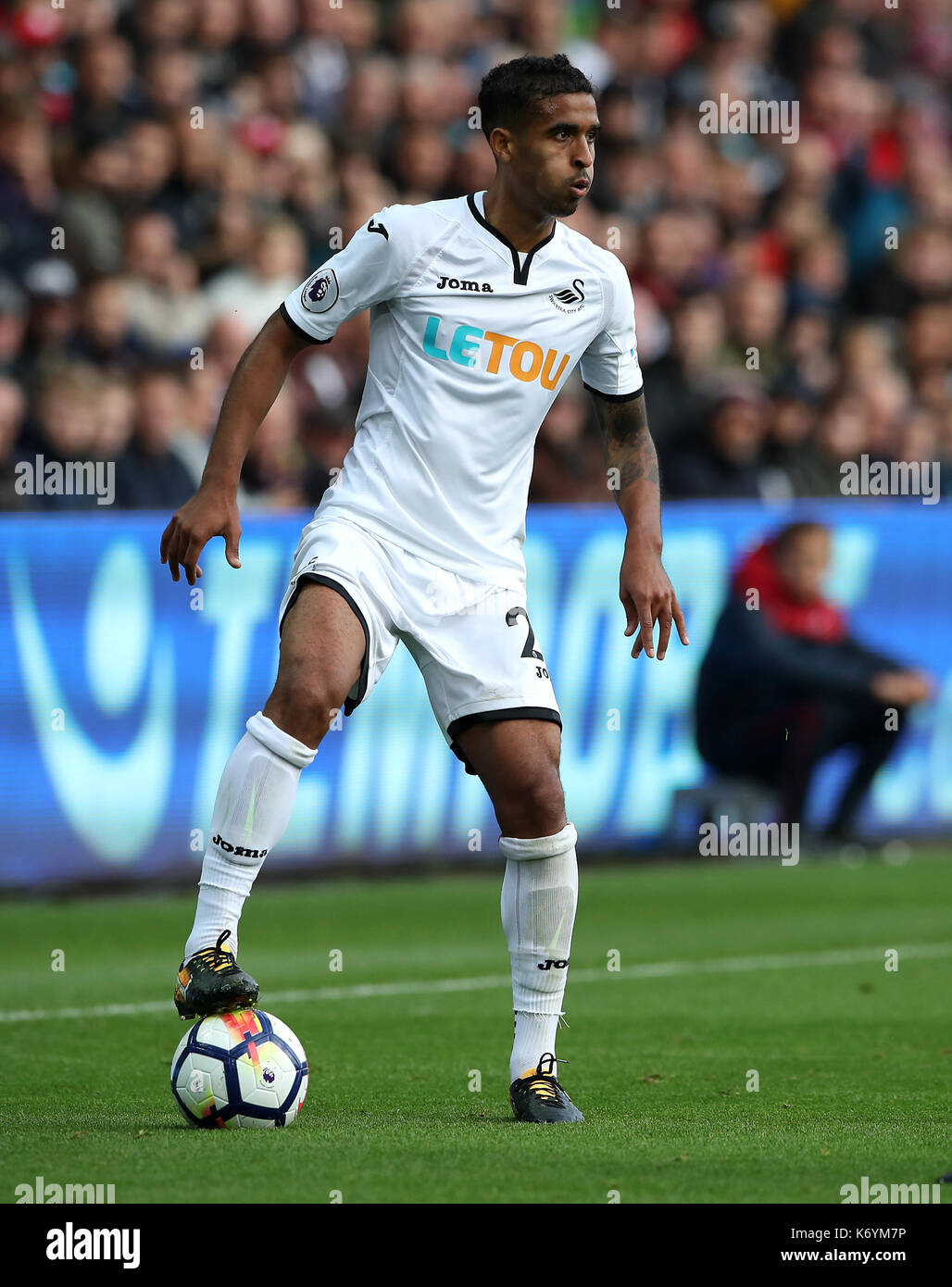 Swansea City's Kyle Naughton Stock Photo - Alamy
