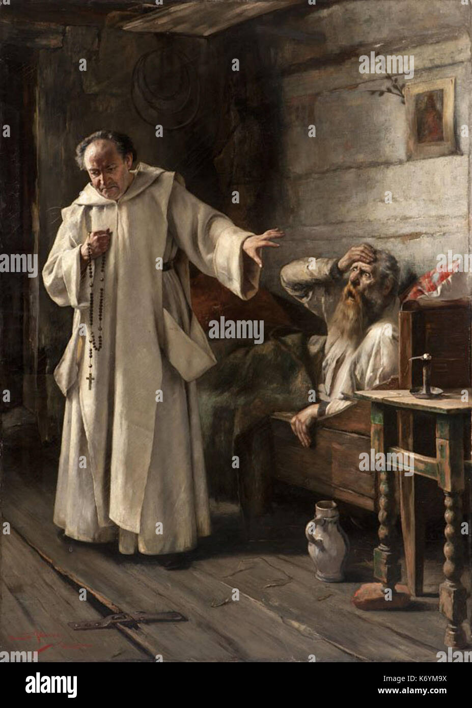Confession painting hi-res stock photography and images - Alamy
