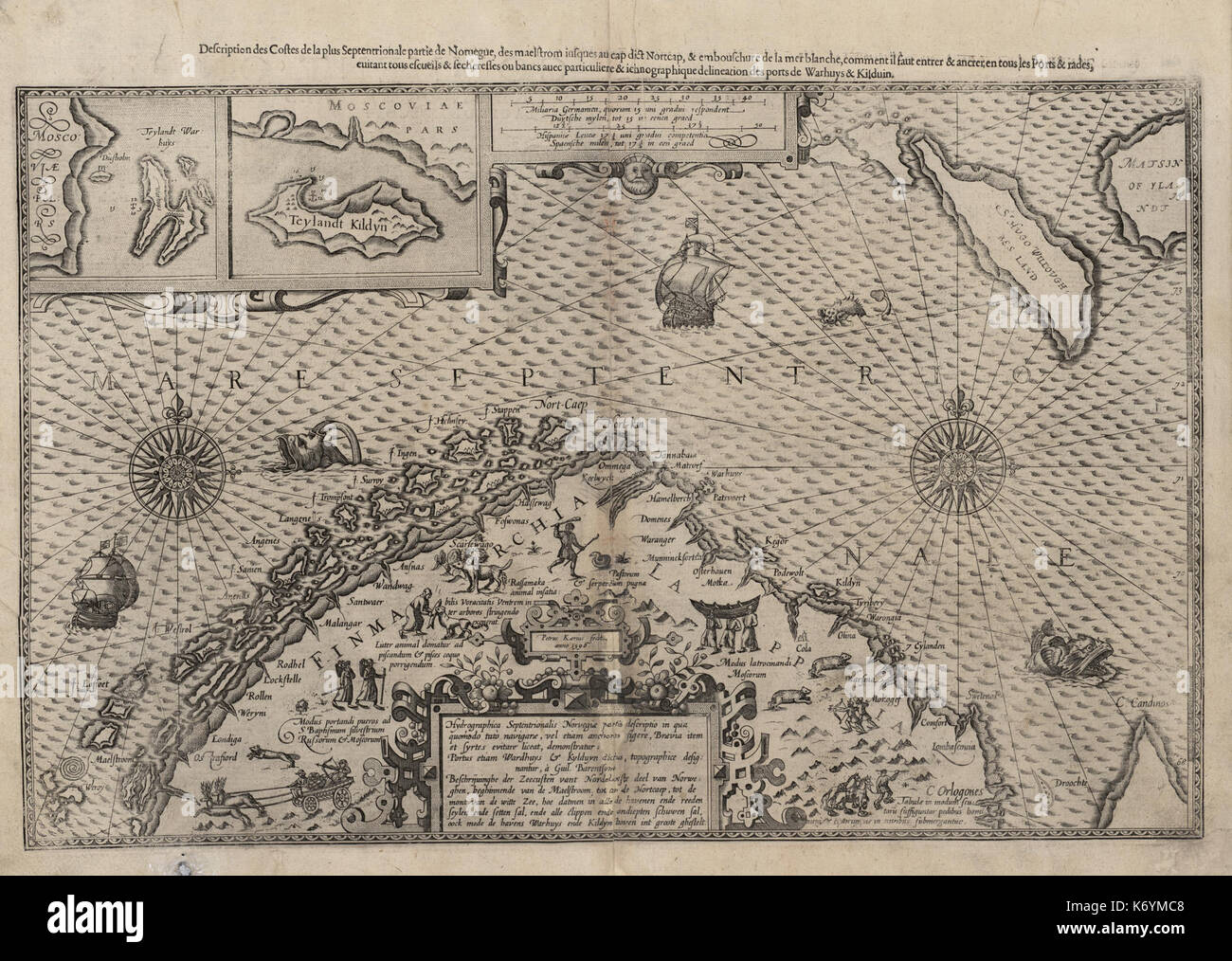 Finnmark map hi-res stock photography and images - Alamy
