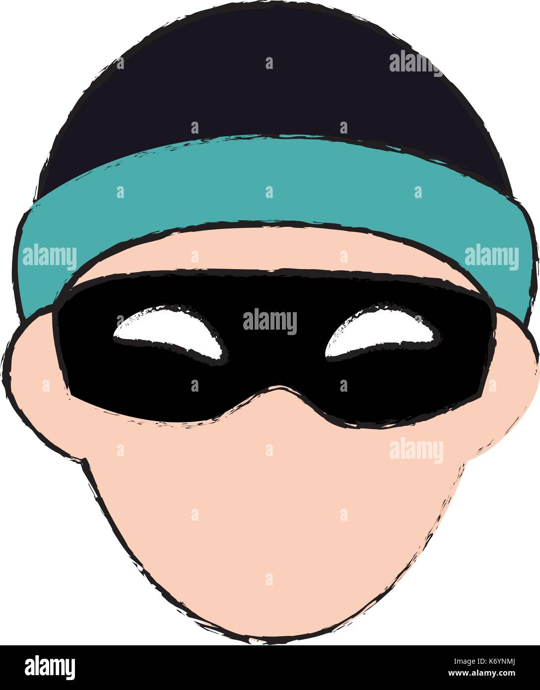 Maniac mask Stock Vector Images - Alamy