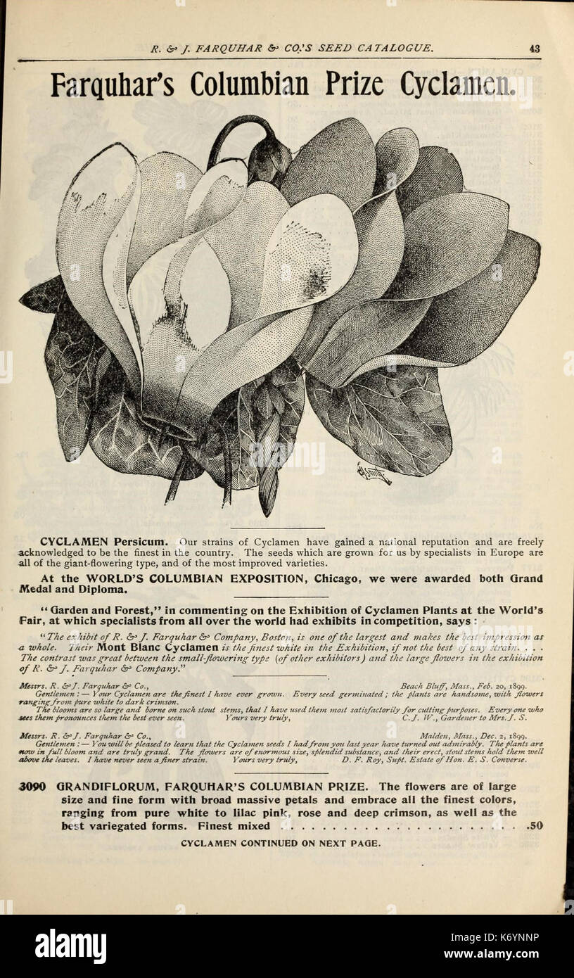 Farquhars catalogue hi-res stock photography and images - Alamy