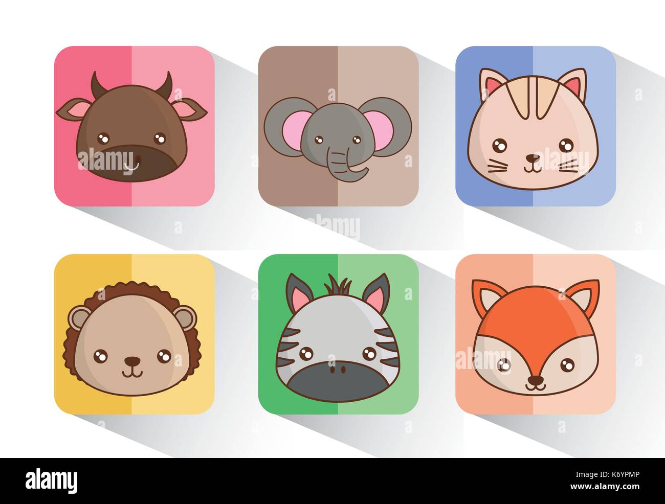 Cute animals design Stock Vector Image & Art - Alamy