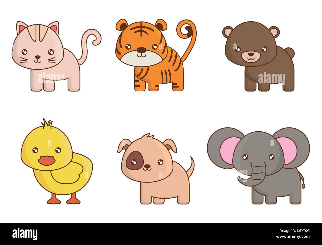 Cute animals design Stock Vector Image & Art - Alamy