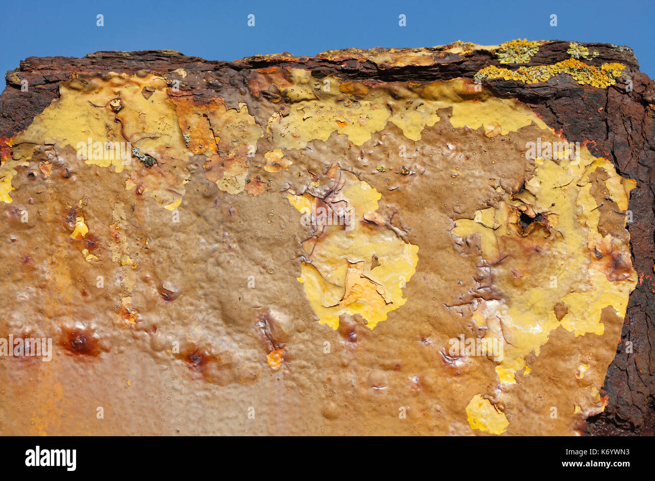 brown rusty metal wall, background picture Stock Photo - Alamy