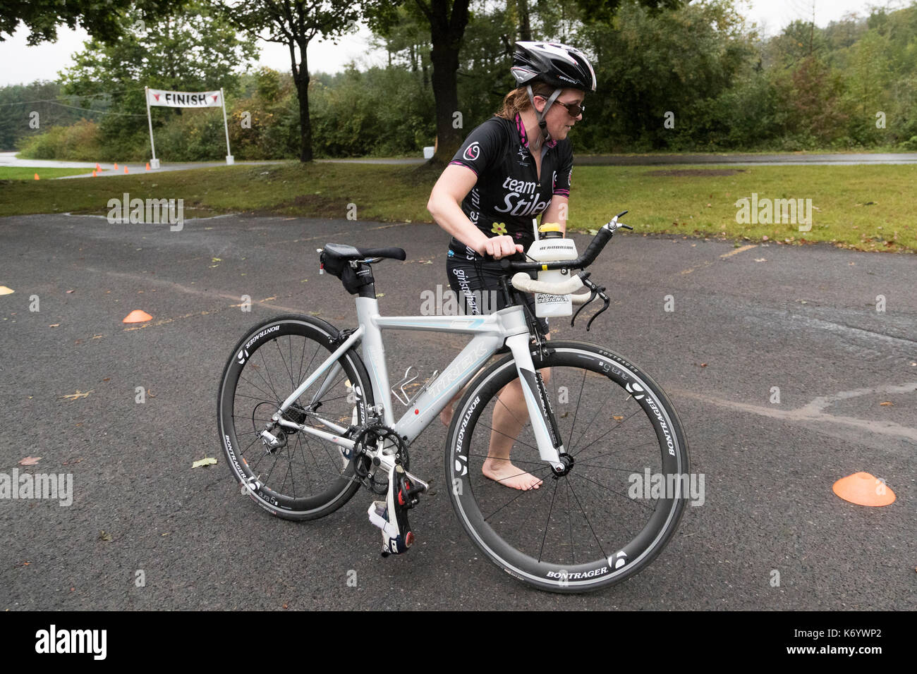 Transition swim to cycling for the HVTC Summer Tri-Series #4 Stock ...