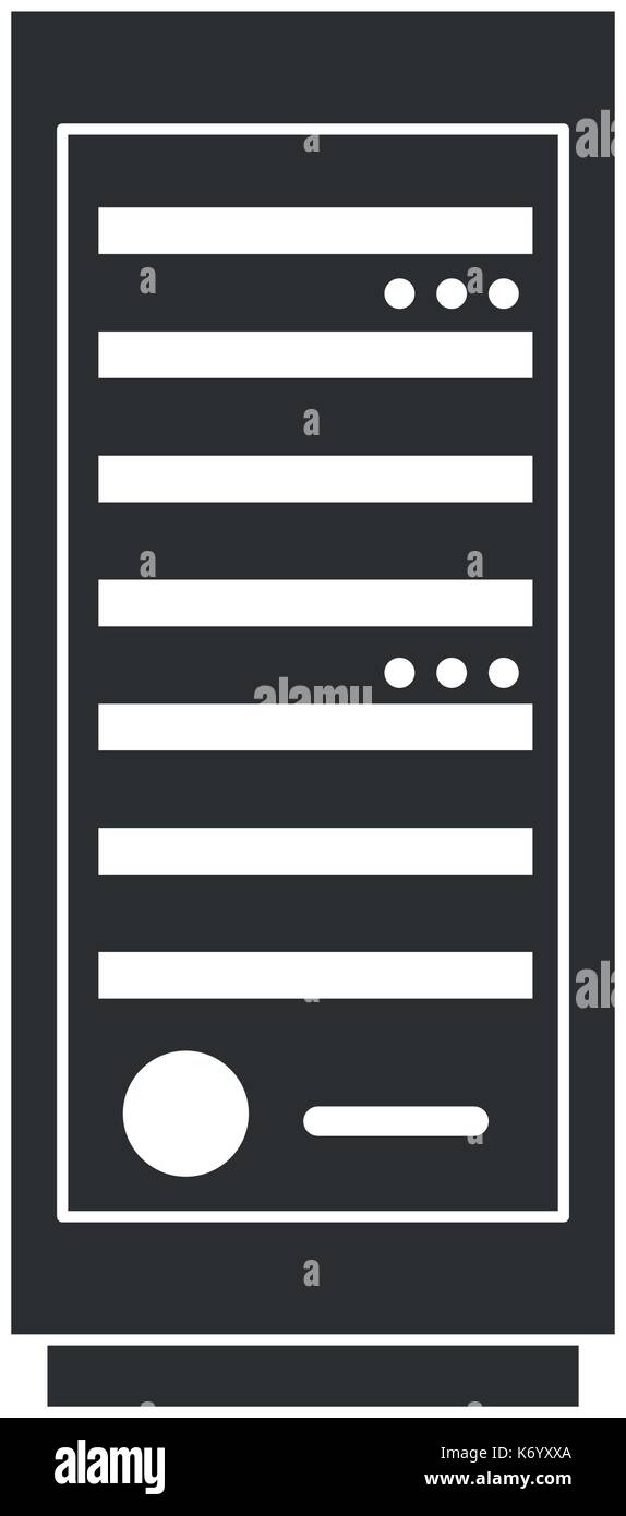 computer tower isolated icon Stock Vector Image & Art - Alamy