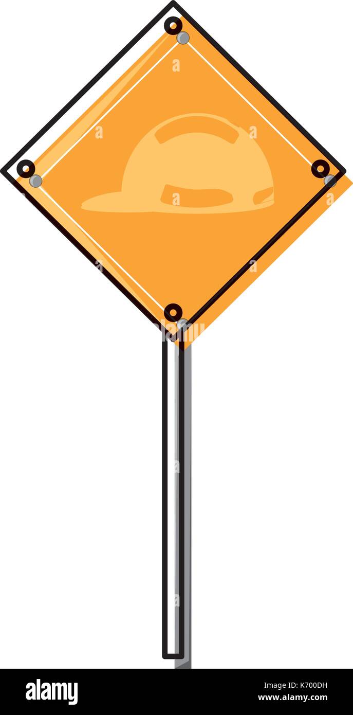 construction warning sign Stock Vector Image & Art - Alamy