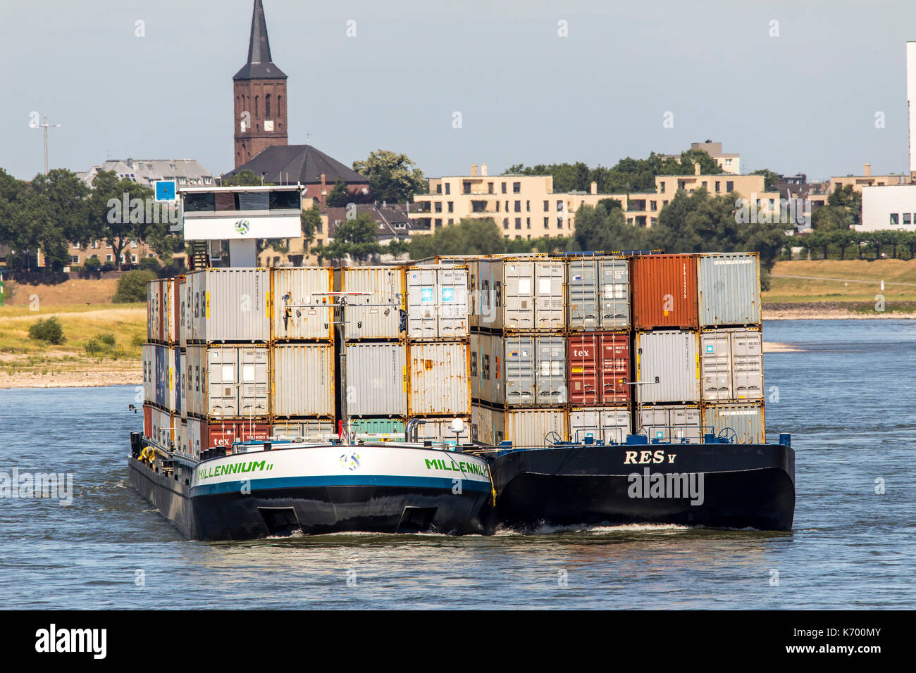 River Rhine Container Ship High Resolution Stock Photography and Images ...