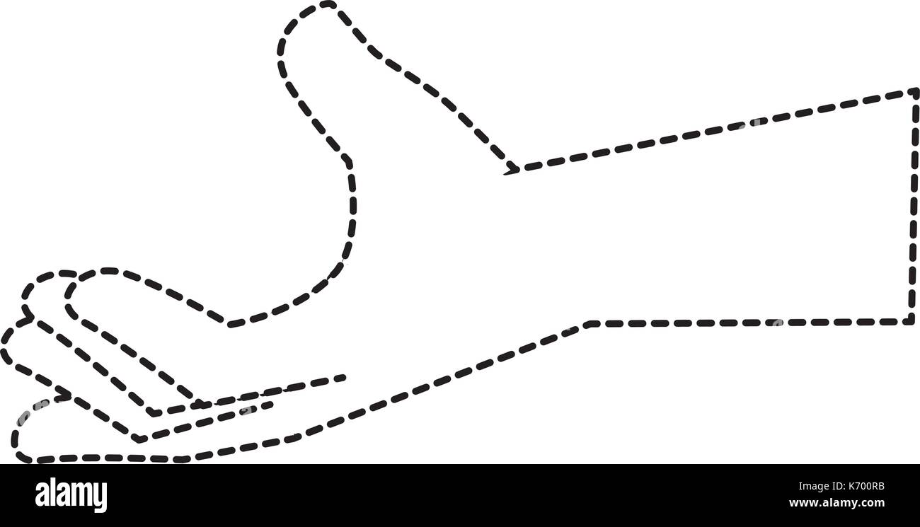 hand human isolated icon Stock Vector Image & Art - Alamy