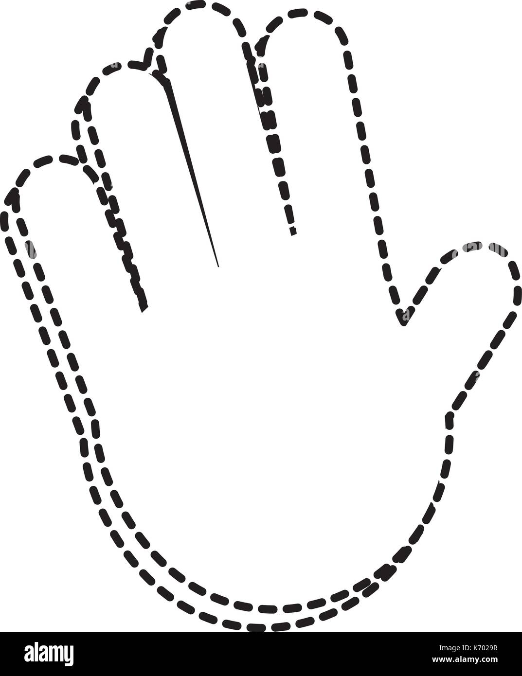 human hand icon Stock Vector Image & Art - Alamy