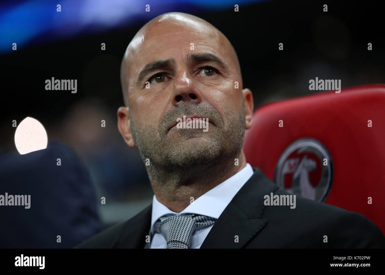 Sevilla manager Eduardo Berizzo during the UEFA Champions League, Group ...