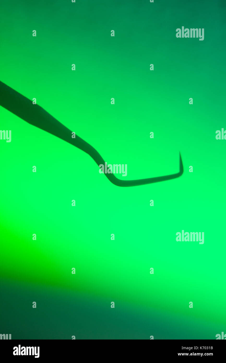 Dentist's dental toothpick tool instrumentation equipment to clean ...