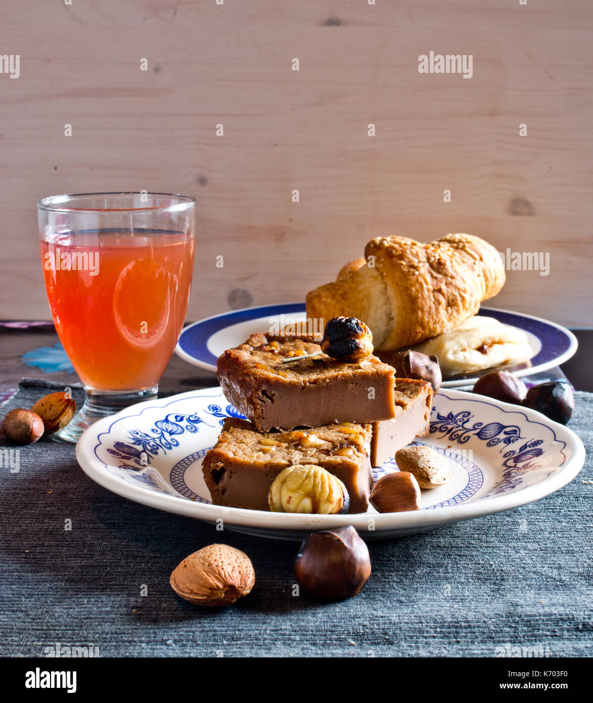 Chestnut flour cake hi-res stock photography and images - Alamy