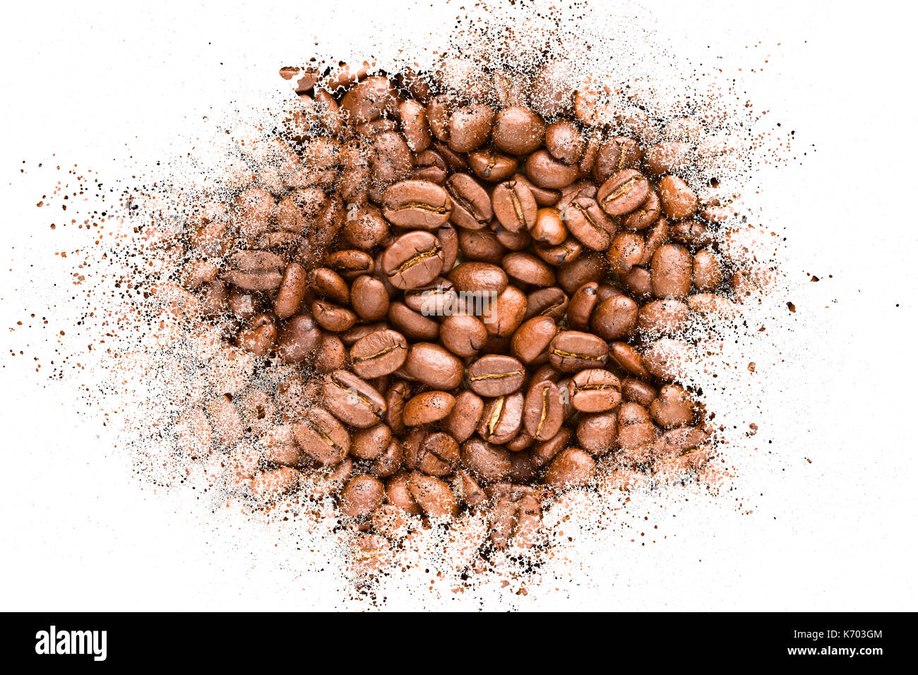 Beans and powder hi-res stock photography and images - Alamy
