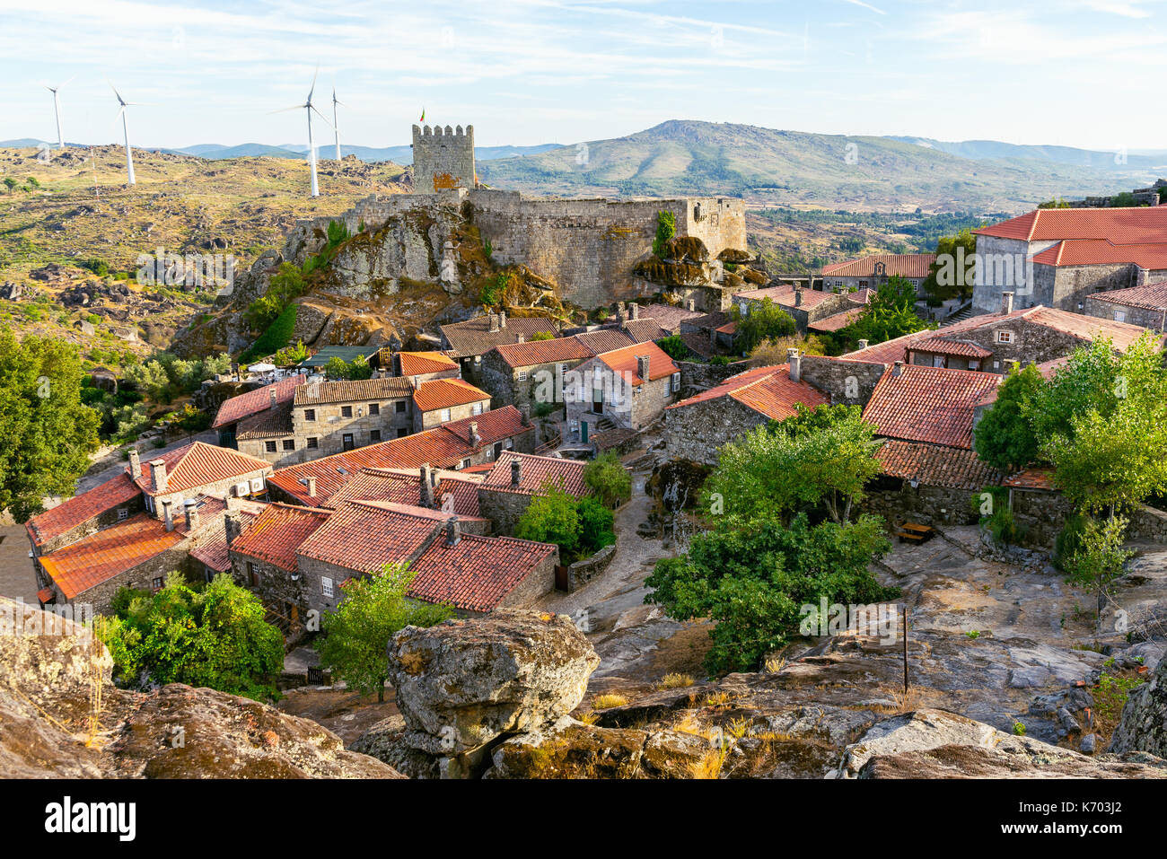 View to Medieval Village of Sortelha, Portugal Stock Photo - Alamy