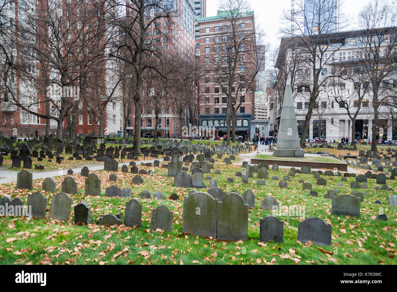 Graveyard in Boston Stock Photo - Alamy