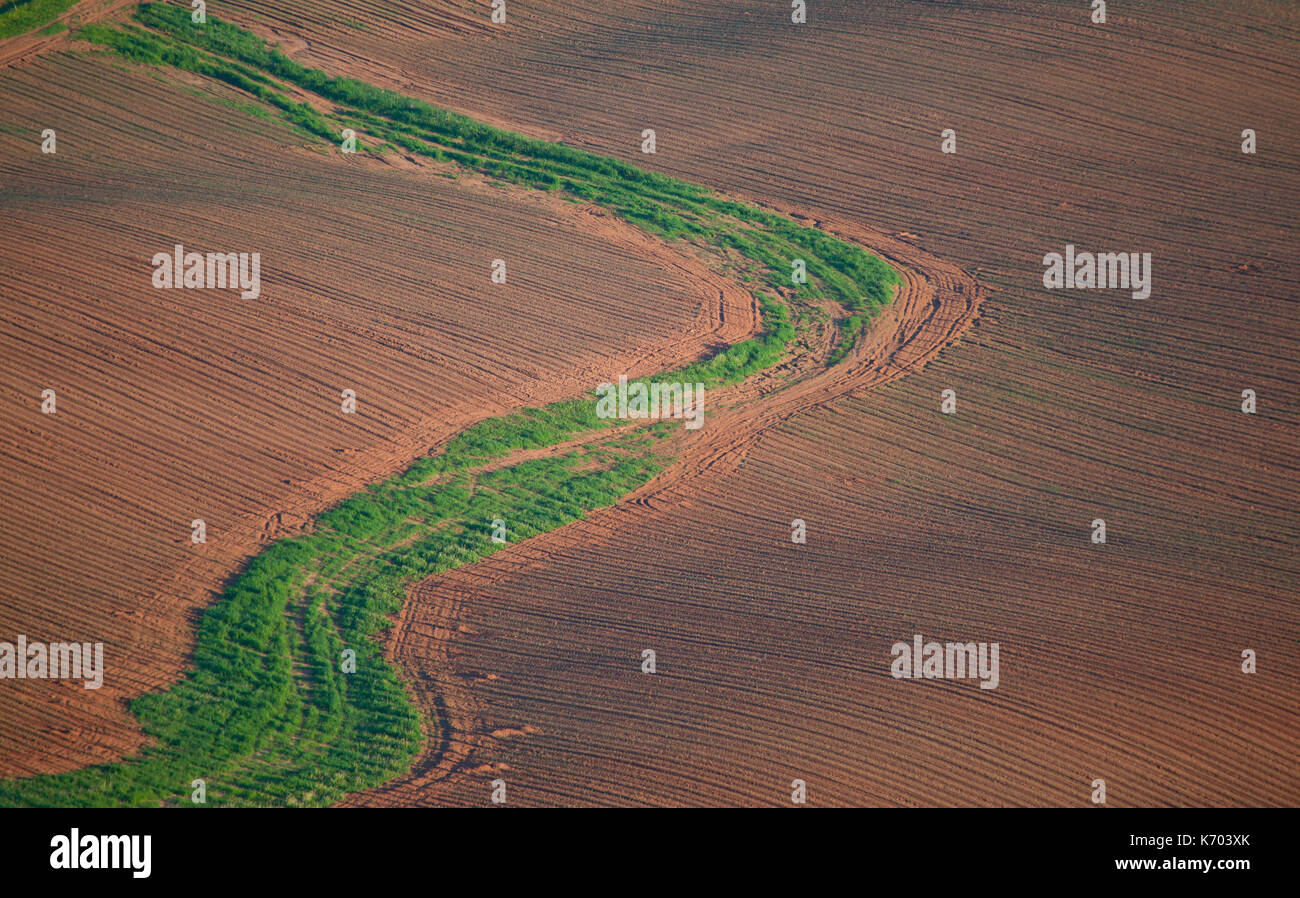 Crops Harvest Tractor Above High Resolution Stock Photography and ...
