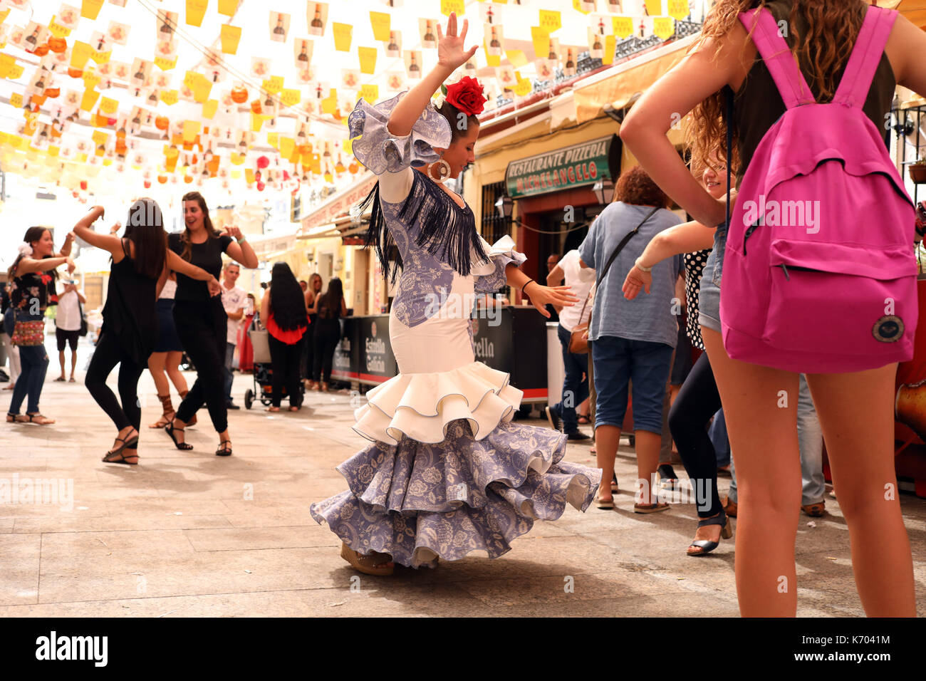 pic shows: fiesta time in Ronda in Spain. picture by Gavin Rodgers ...