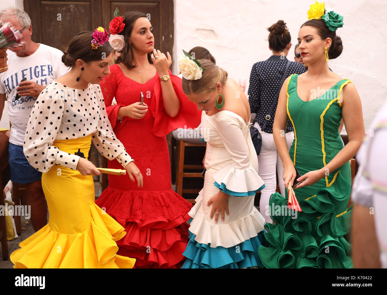pic shows: fiesta time in Ronda in Spain. picture by Gavin Rodgers ...