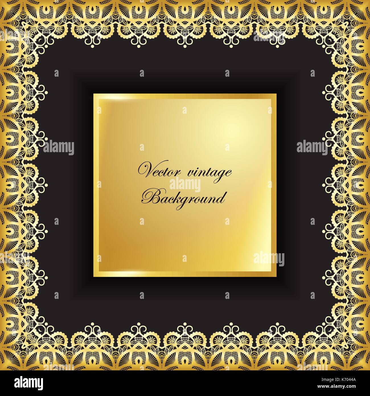 Vintage frame vector Stock Vector Images - Alamy