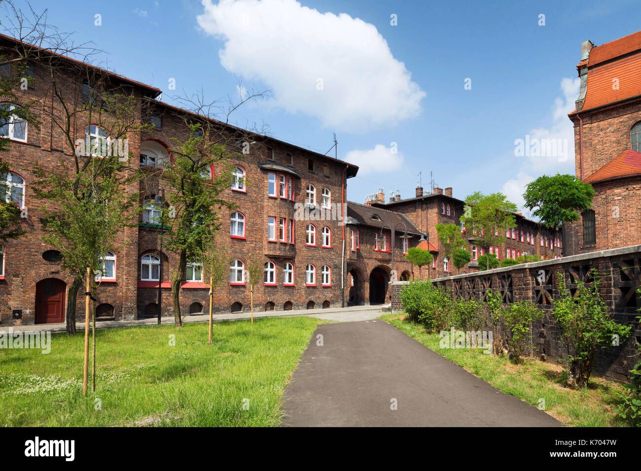 Katowice / Historical district and traditional architecture in the ...