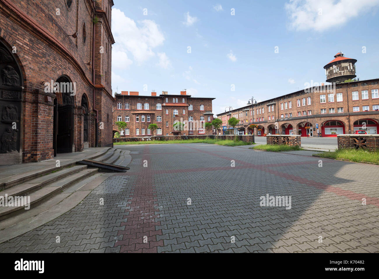 Katowice / Historical district and traditional architecture in the ...