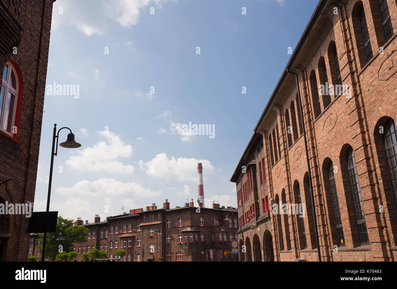 Katowice / Historical district and traditional architecture in the ...