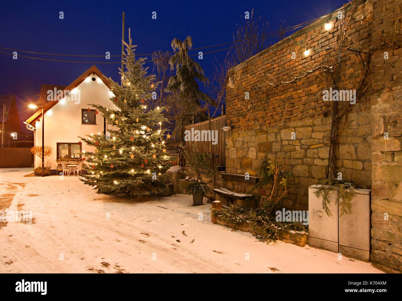 Village night germany hi-res stock photography and images - Alamy