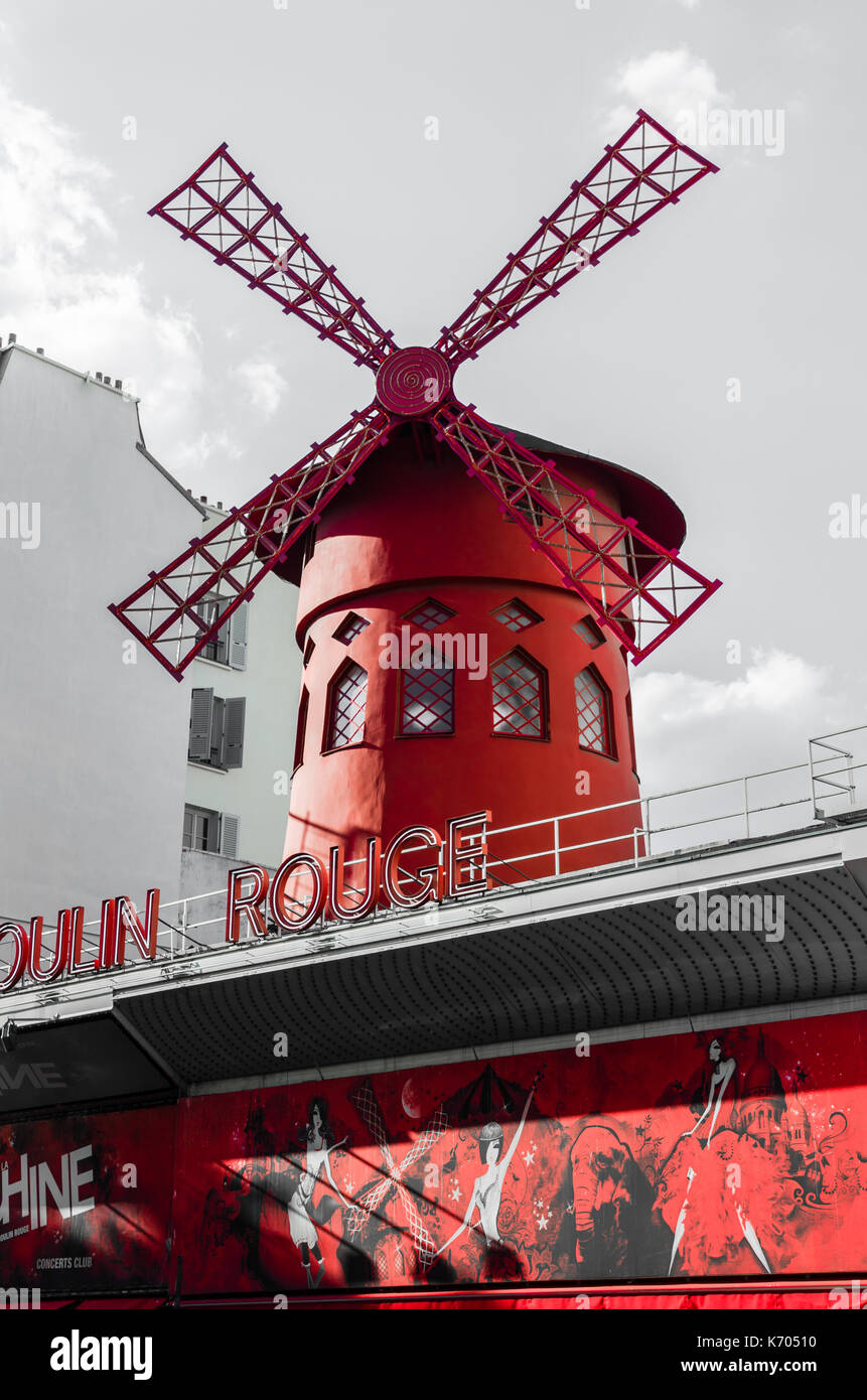 Moulin Rouge Windmill Background