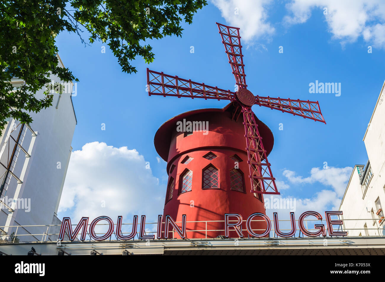 Windmill paris hi-res stock photography and images - Alamy