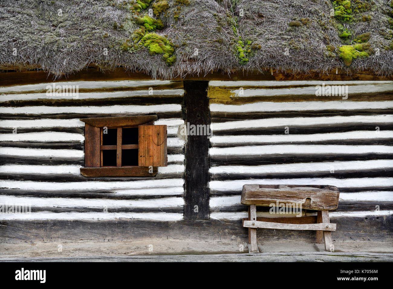 Old wooden traditional romanian house hi-res stock photography and ...