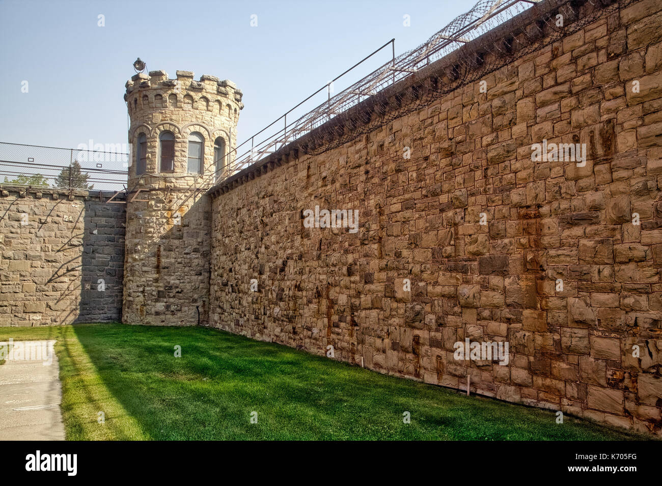 Old Prison -- Deer Lodge, Montana Stock Photo - Alamy