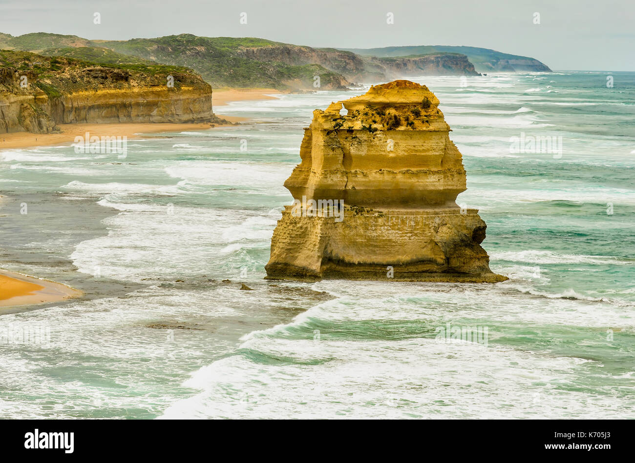 All shades of blue of the Pacific ocean. The Australian coast Stock ...