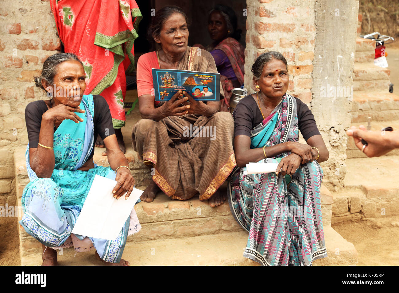 Beautiful Indian Peoples looking for someone in the crowd of people ...