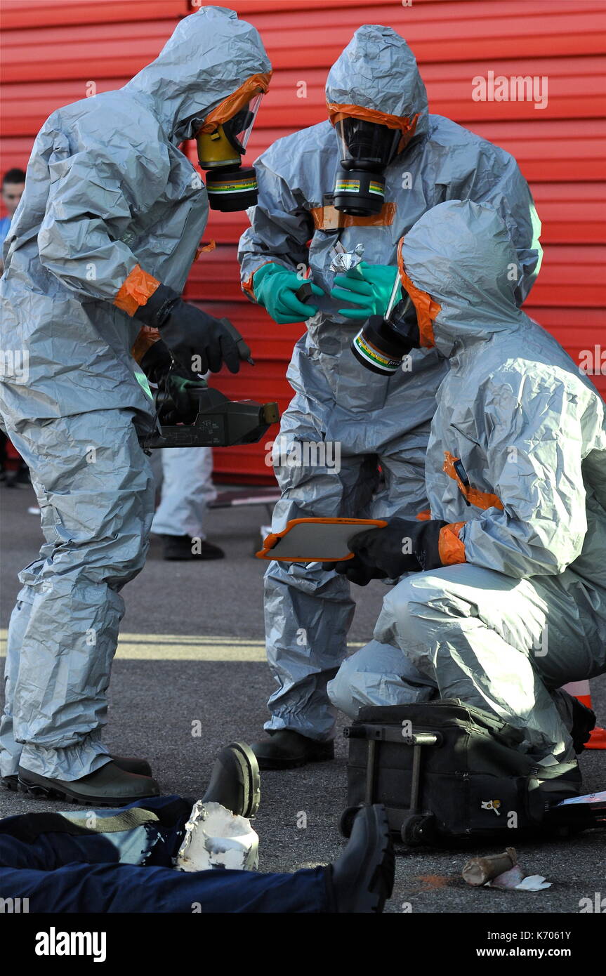 Rescue forces take part in a drill held to face BCRN terror attack ...