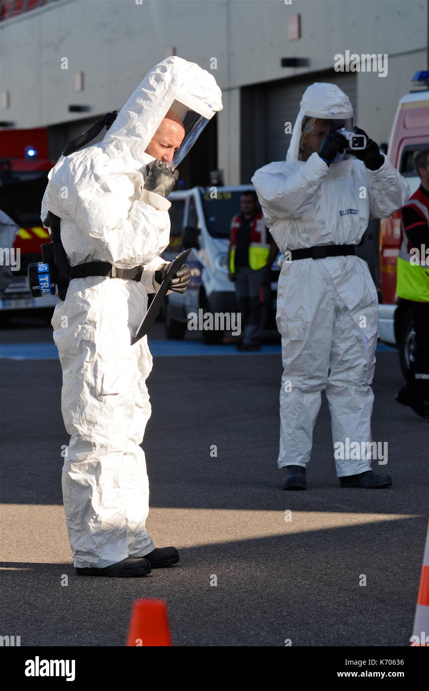 Rescue forces take part in a drill held to face BCRN terror attack ...