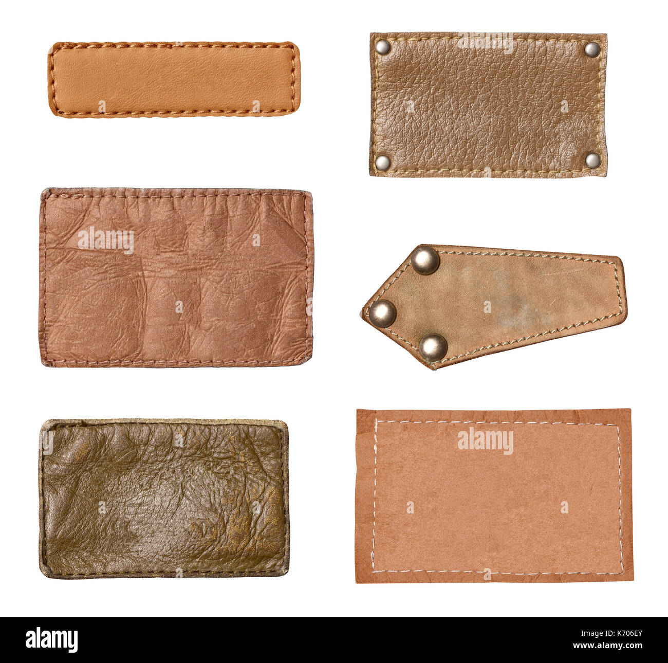 collection of various jeans labels and parts Stock Photo - Alamy