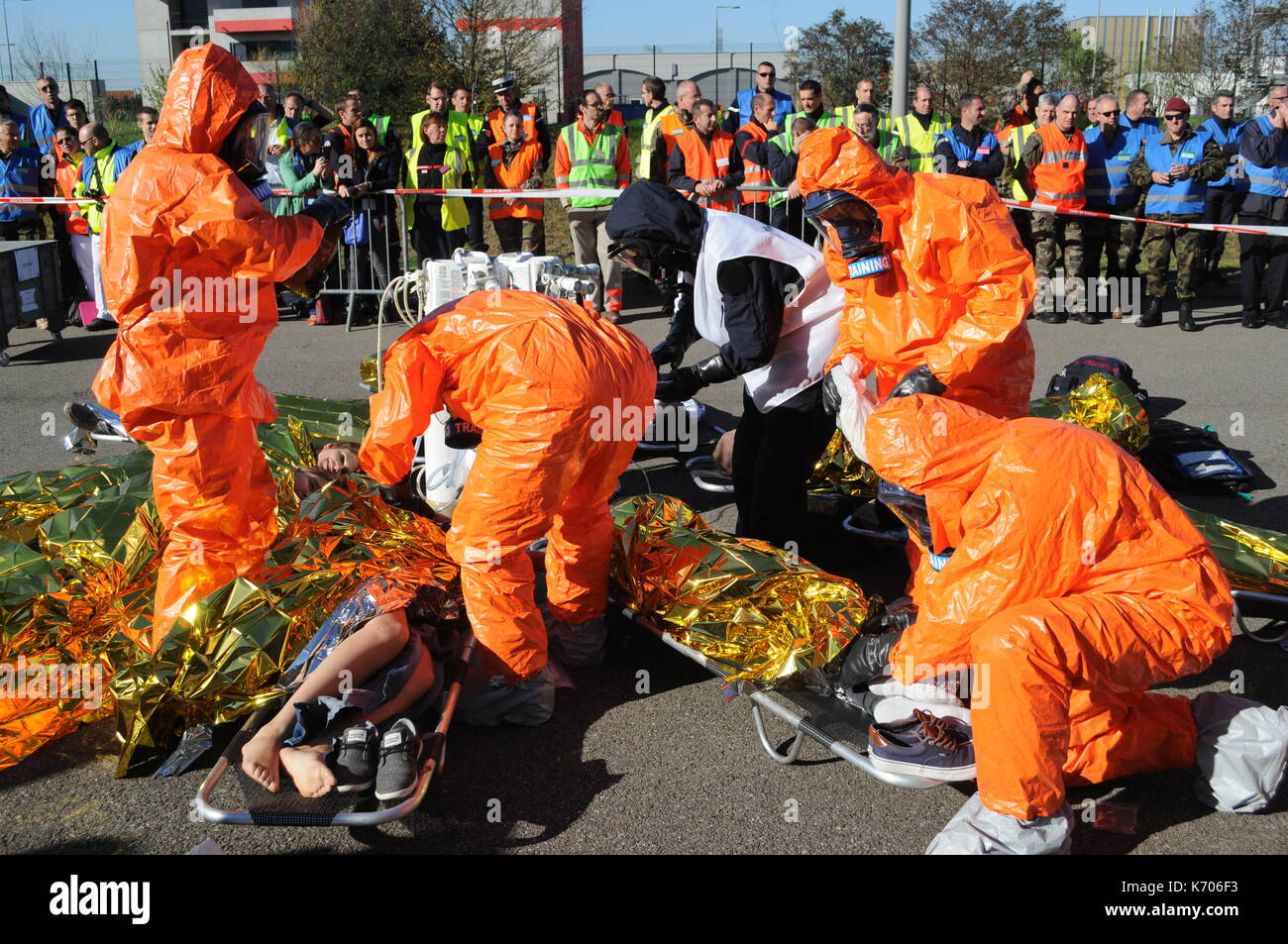 Bcrn protection suit hi-res stock photography and images - Alamy