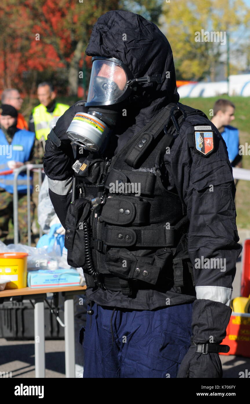Rescue forces take part in a drill held to face BCRN terror attack ...