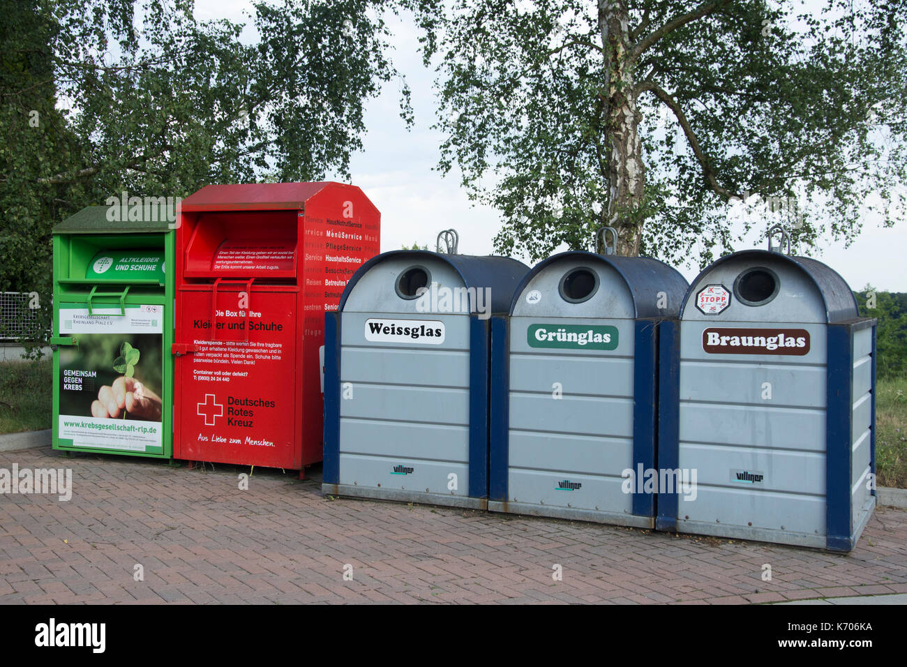 Waste bins waste separation hi-res stock photography and images - Alamy