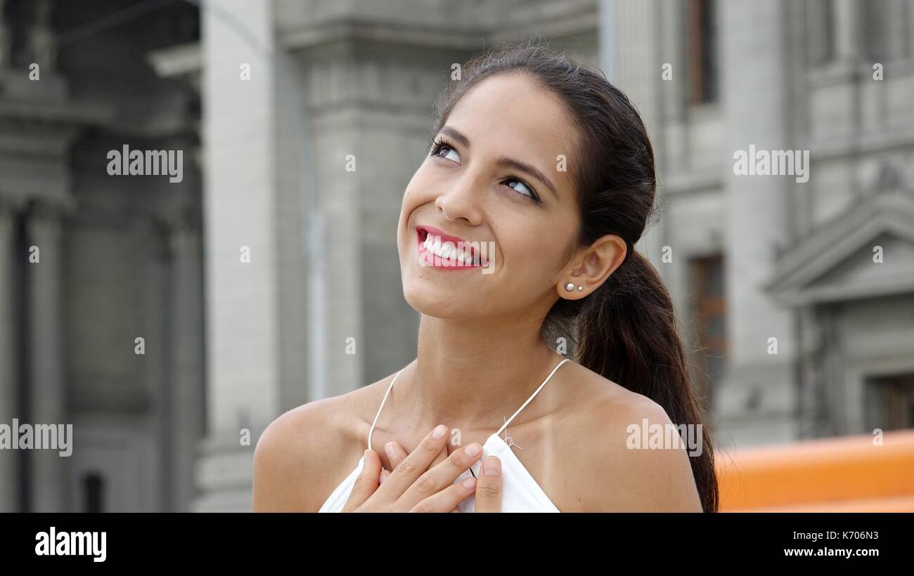 Female And Hope Stock Photo - Alamy